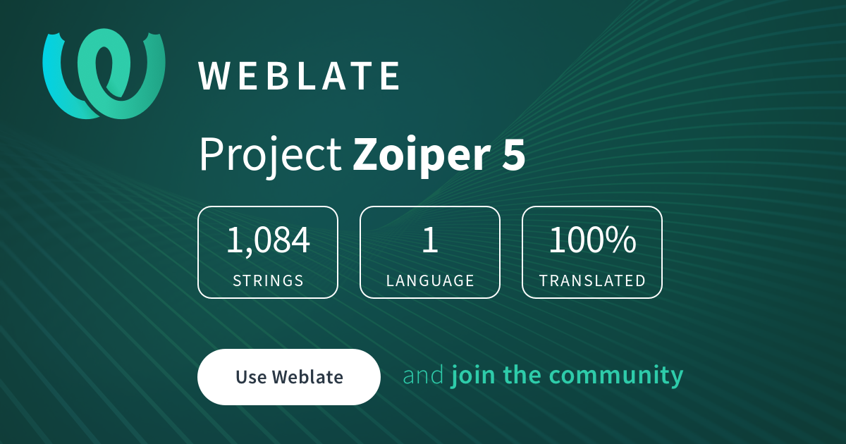 Zoiper 5 - English @ Weblate